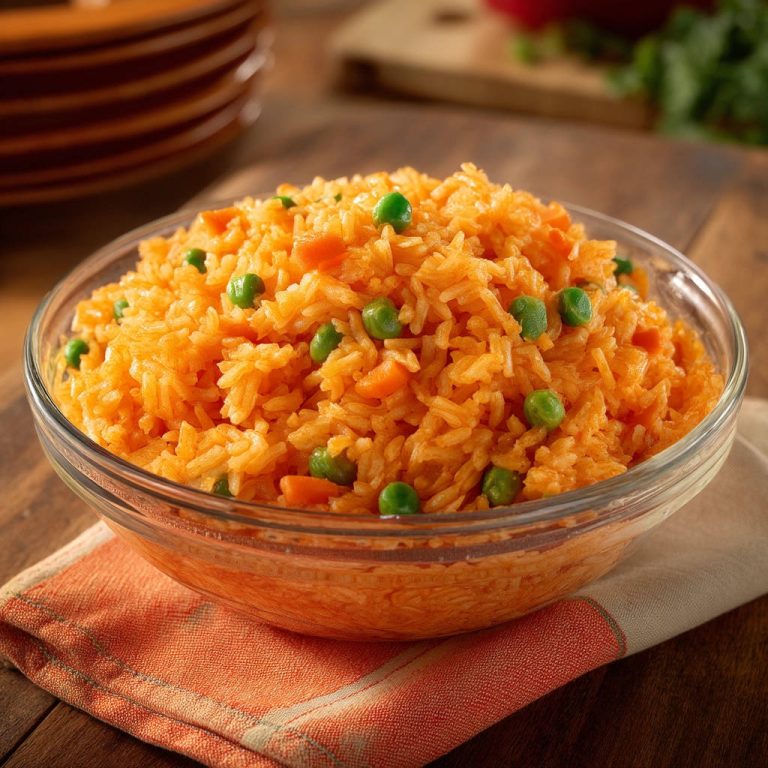 Perfect Fluffy Orange Rice: Say Goodbye to Gummy Rice!