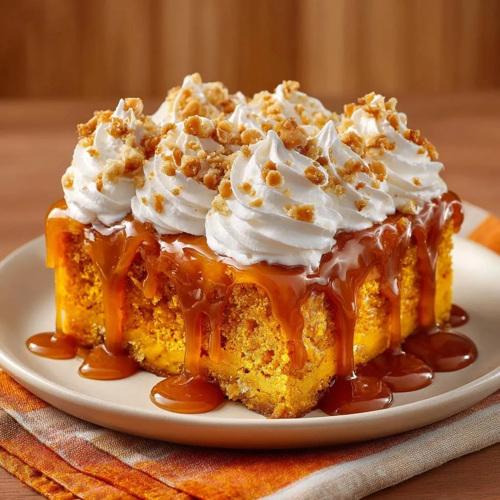 Caramel Pecan Pumpkin Cake: Sink-Proof Fall Dessert
