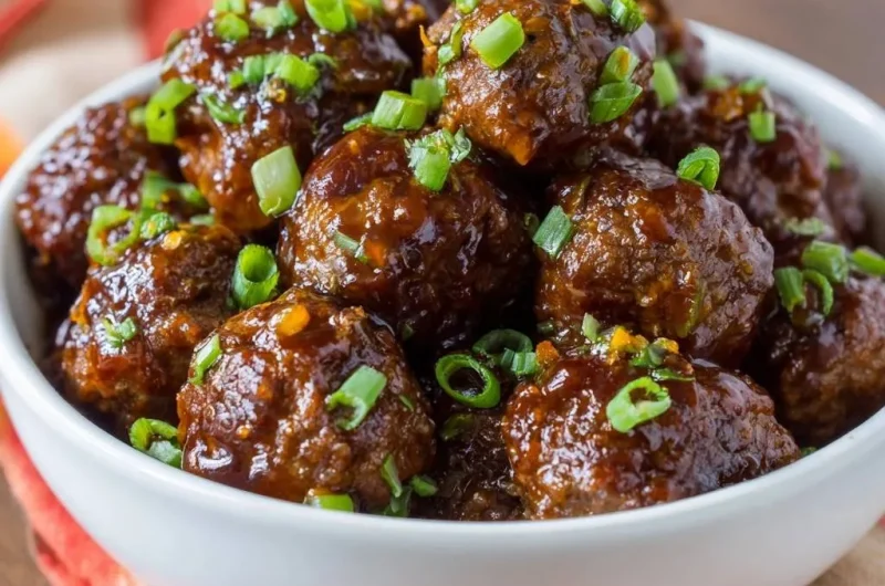 Sticky Orange Glazed Meatballs Recipe for Juicy Perfection